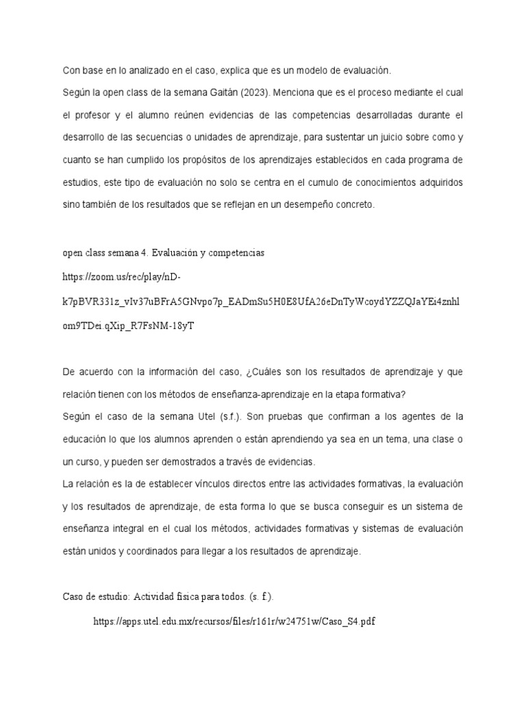 Explicación de un modelo de evaluación basado en evidencias de aprendizaje y su relación con los ...