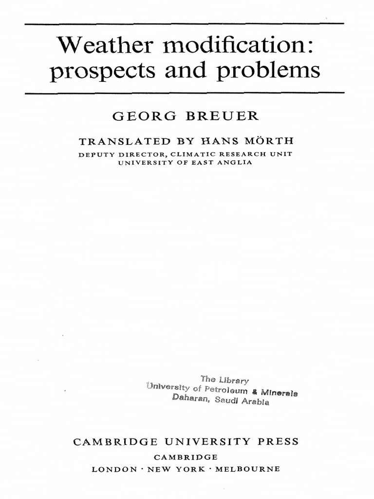 Weather Modification PDF | PDF