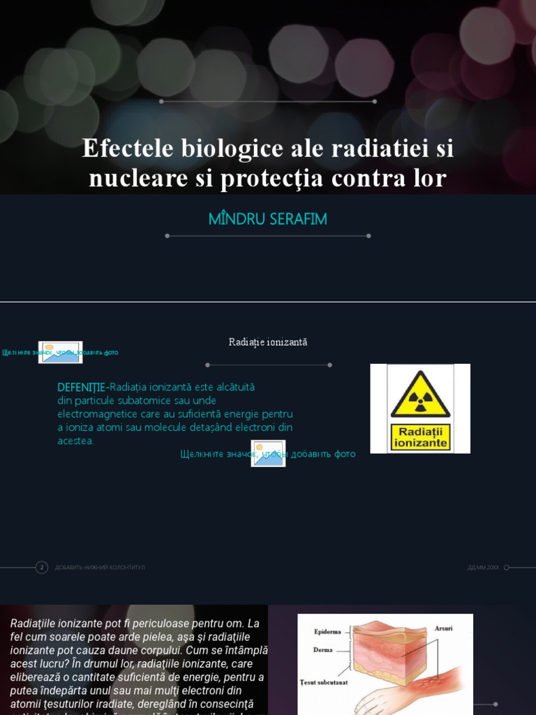 Efectele Biologice Ale Radiatiei Si Nucleare Si Protecţia | PDF