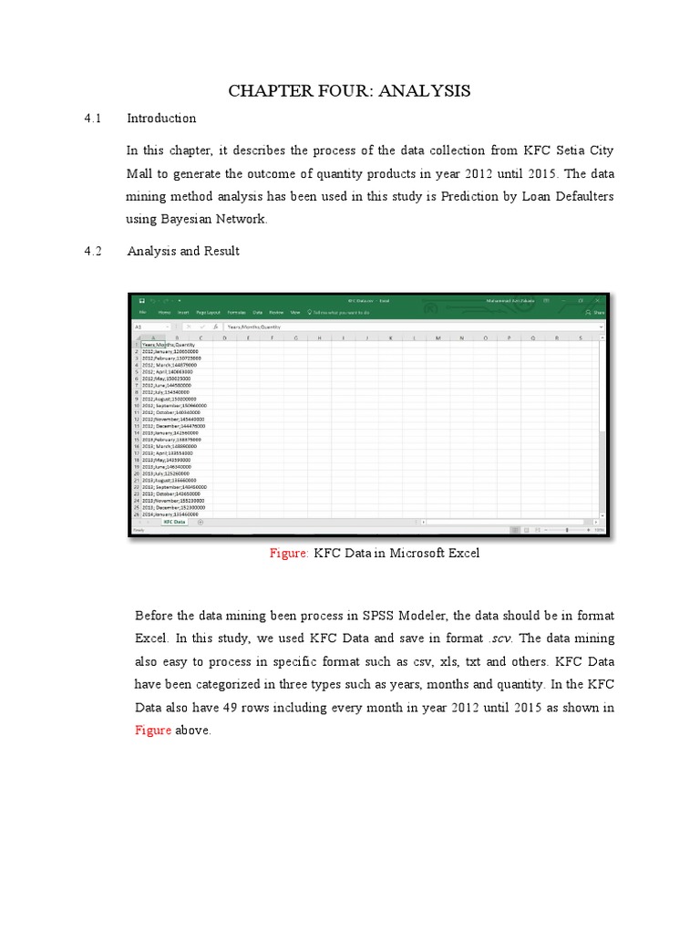 Chapter Four | PDF | Spss | Microsoft Excel