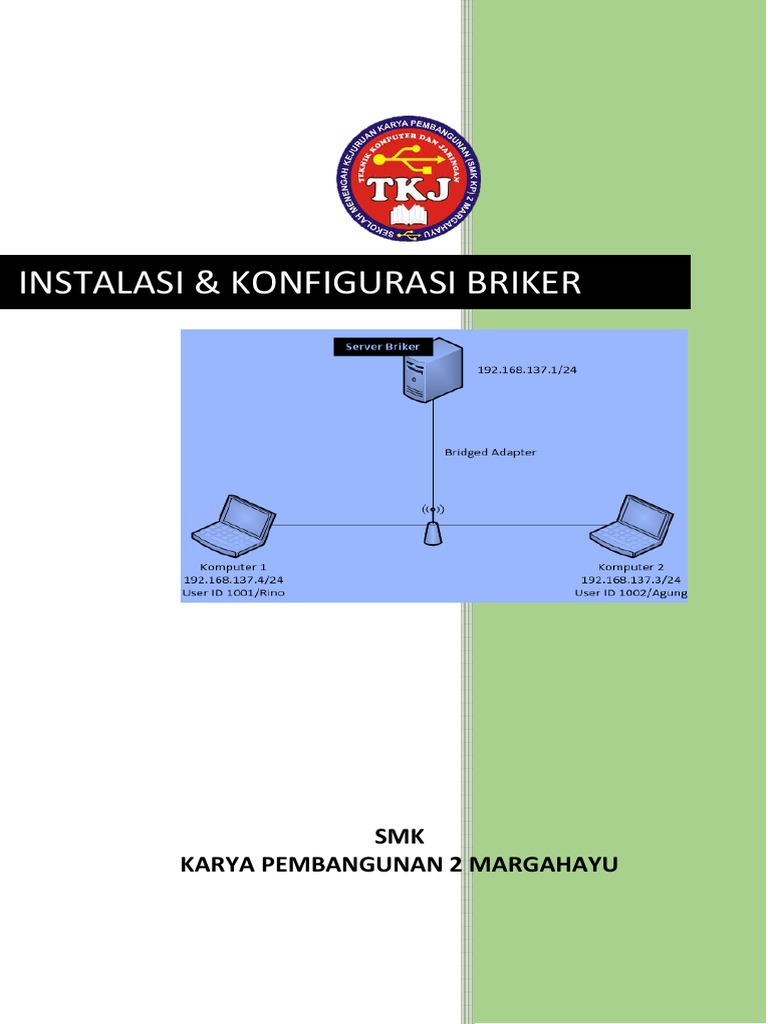 Instalasi Dan Konfigurasi Briker | PDF
