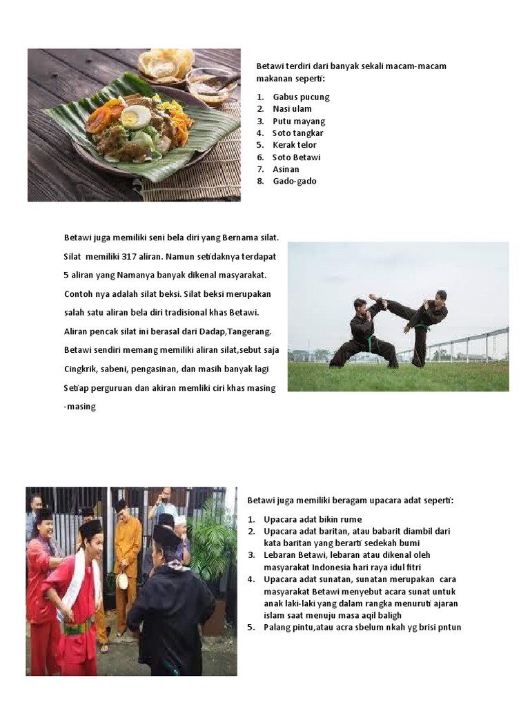 Mengenal Suku Betawi | PDF