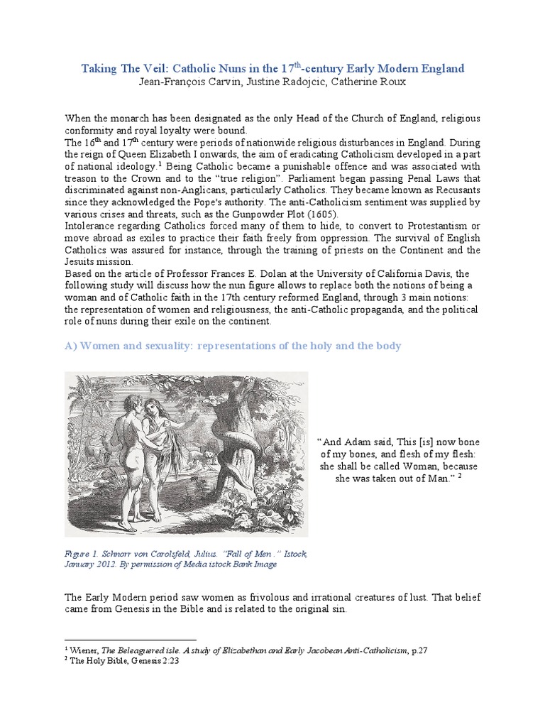 17th-Century English Catholic Nuns | PDF | Nun | Catholic Church