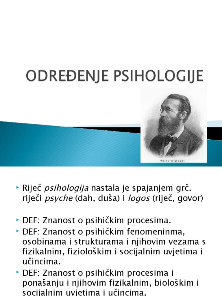 2.određenje Psihologije | PDF