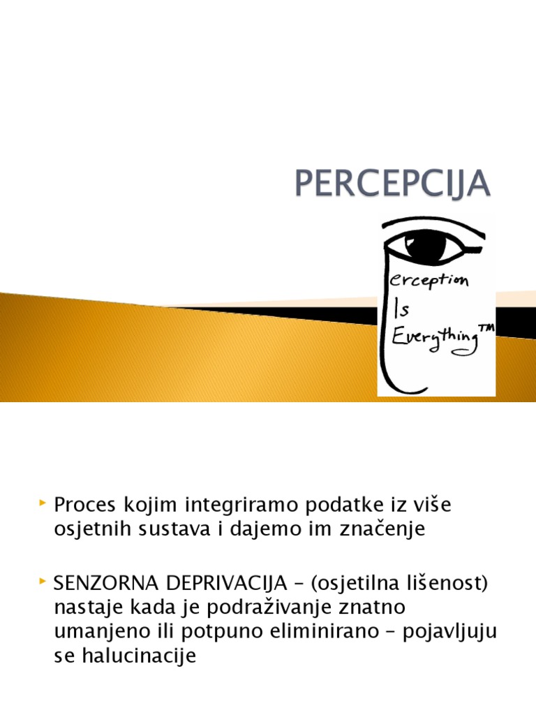 5 Percepcija | PDF