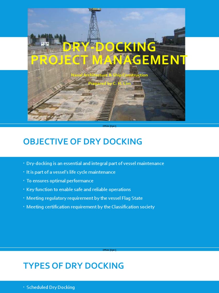Dry Docking Procedures and Planning Guide | PDF | Ships | Fuel Oil