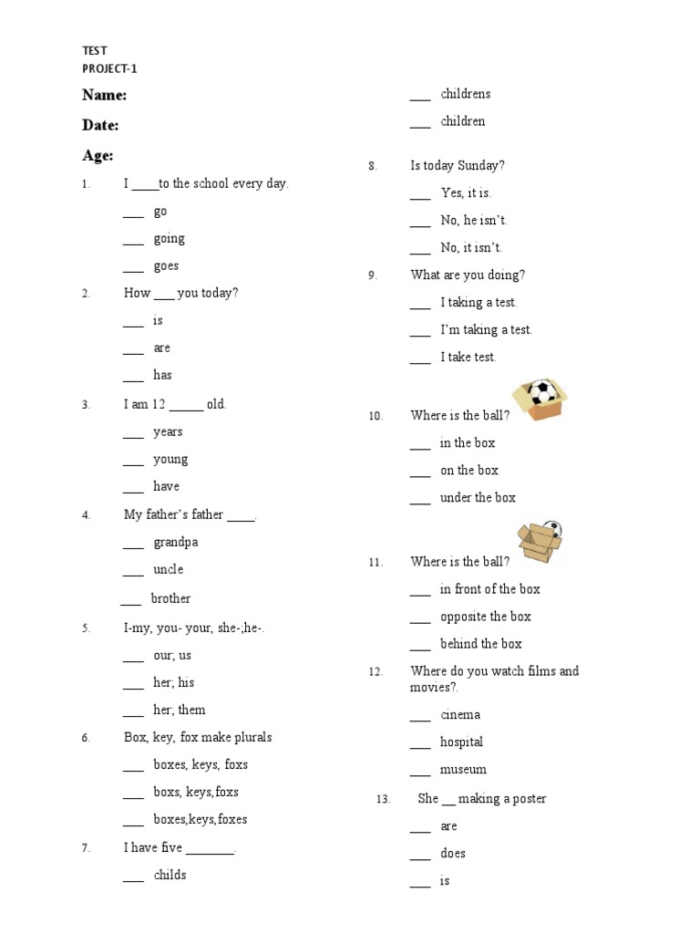 Project-1 Test | PDF