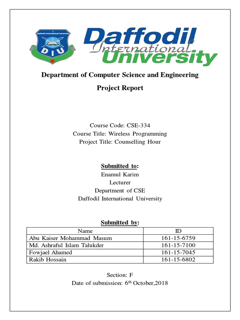 Wireless Programming Project Report 181022090116 | PDF | Android ...