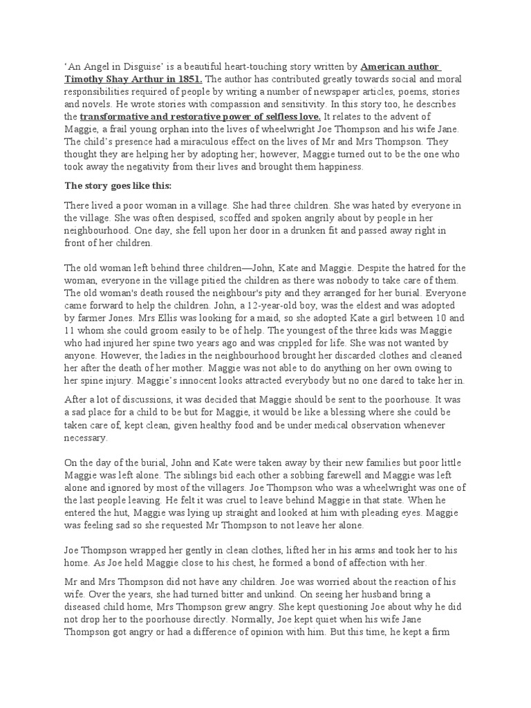 An Angel in Disguise | PDF