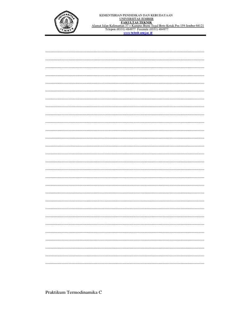 (C) Template Pr. Termo Awal Bab PDF | PDF