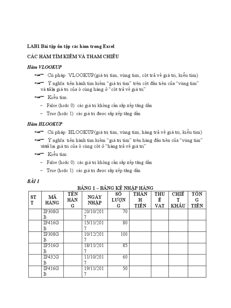 CS 201-Tin Hoc Ung Dung-2020F-Lecture LAB-1 | PDF CS 201-Tin Hoc Ung Dung-2020F-Lecture LAB-1 | PDF