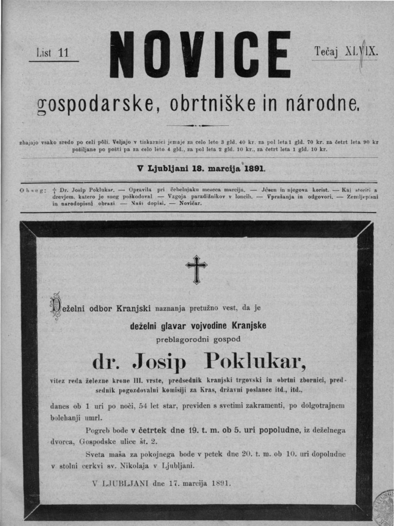 Osmrtnica URN NBN SI DOC-9LIY7D96 PDF | PDF