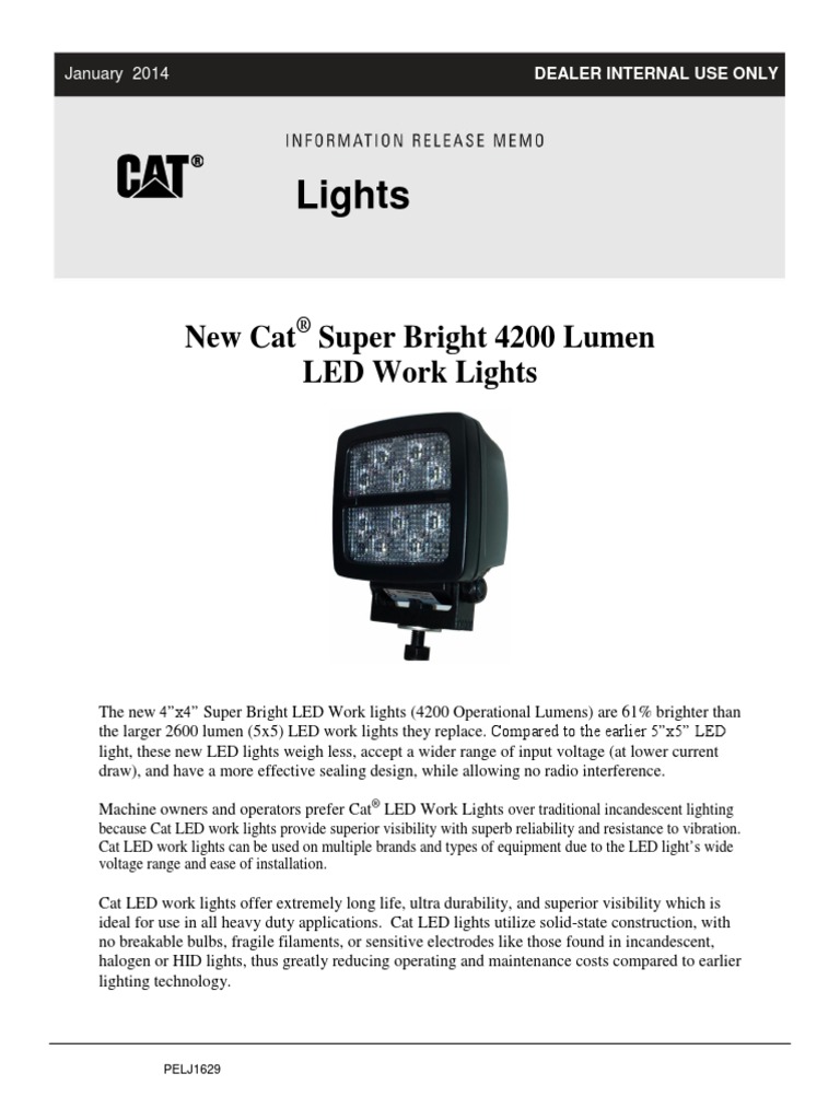 Led Worklights 4200 Lumen V4 | PDF | Incandescent Light Bulb | Light ...