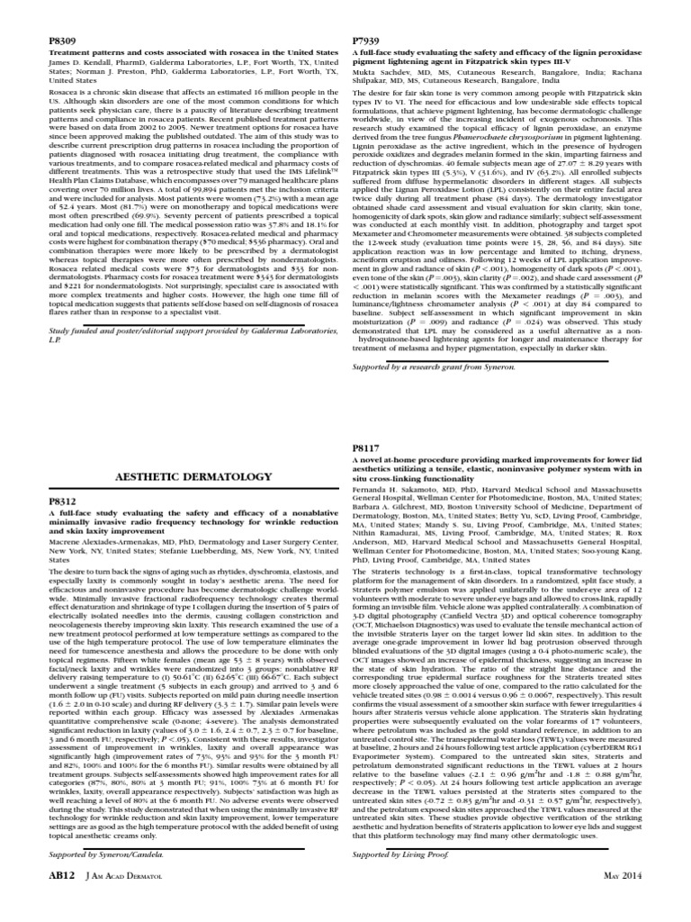 A Novel at Home Procedure Providing Marked Improvements - 2014 ...