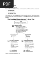 One Minute Manager: Key Management Secrets | PDF | Goal | Behavior