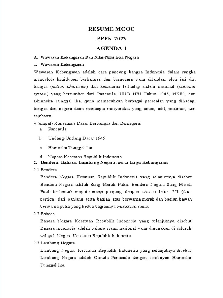 Resume Mooc PPPK 2023 | PDF | Politik
