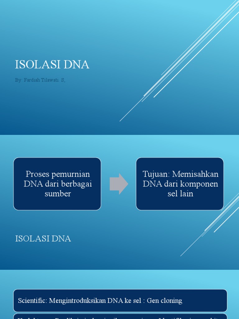 Isolasi DNA | PDF