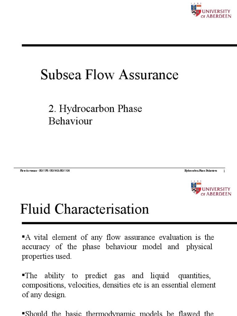 Hydrocarbon Phase Behaviour | Download Free PDF | Alkane | Phase (Matter)