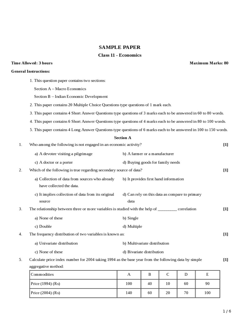 Qp Xi Economics Pdf Economic Equilibrium Demand