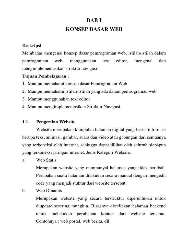 Pemrograman Web PDF | PDF