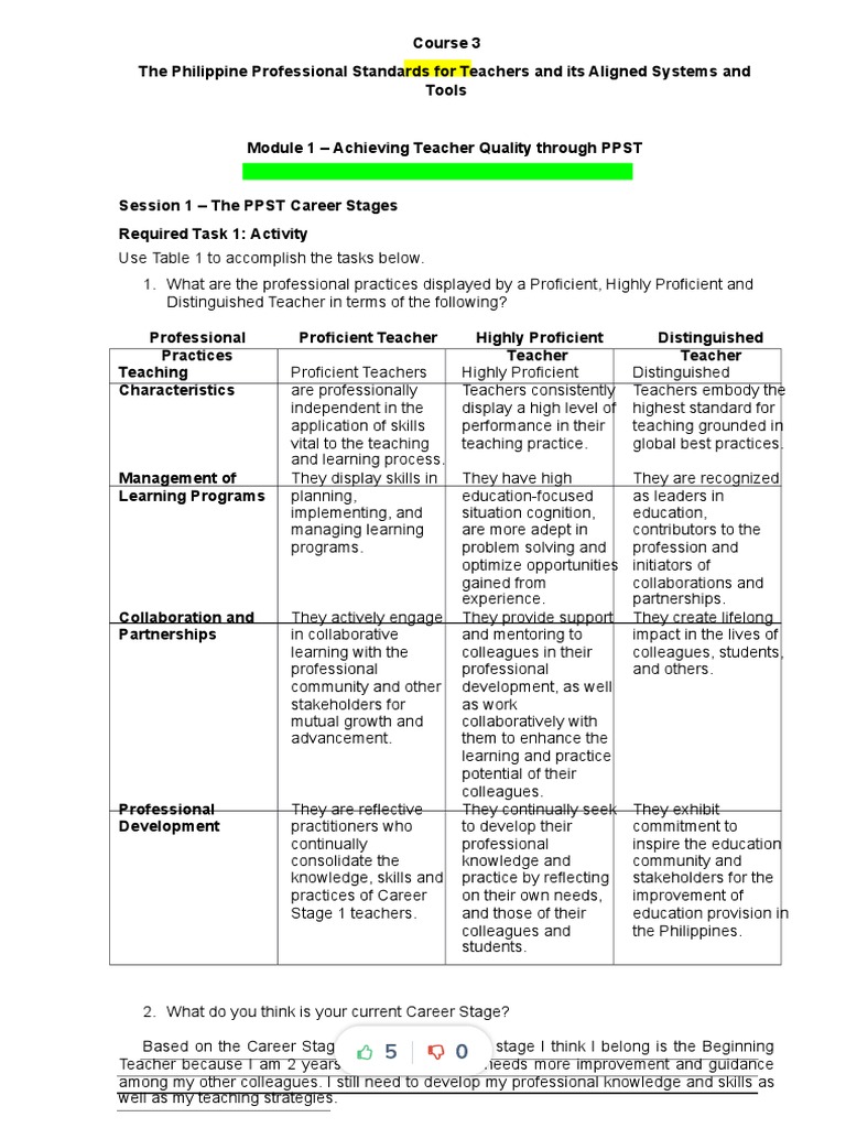 PPST Teacher Quality Framework Guide | PDF | Learning | Teachers