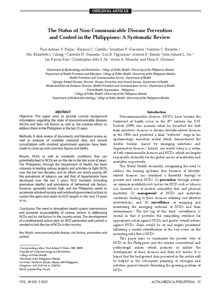 925-Article Text-3787-1-10-20200121 PDF | PDF | Non Communicable Disease | Obesity