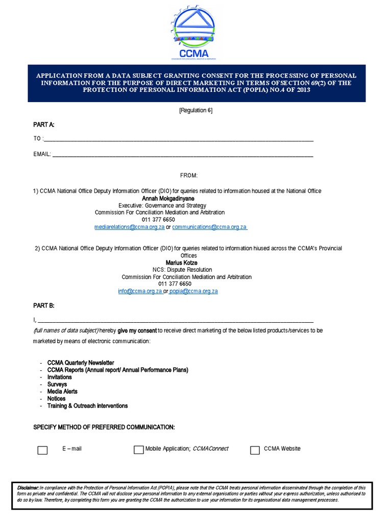 Consent Form 01.07.2021 | PDF | Mediation | Information Technology