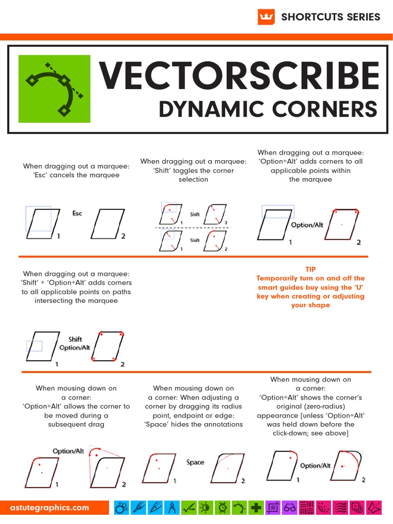 VectorScribe Shortcuts Guide | PDF | Keyboard Shortcut | Computer Keyboard