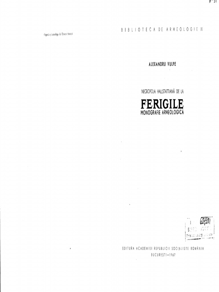 Alex. Vulpe Ferigile PDF | PDF