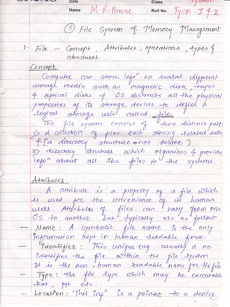 Chapter 6 File Management PDF | PDF Chapter 6 File Management PDF | PDF