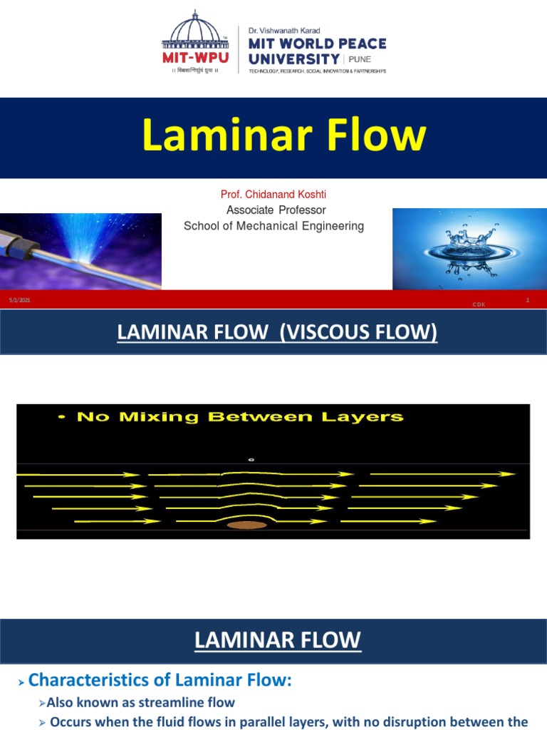 Laminar and Turbulent Flow Characteristics | PDF | Fluid Dynamics | Turbulence