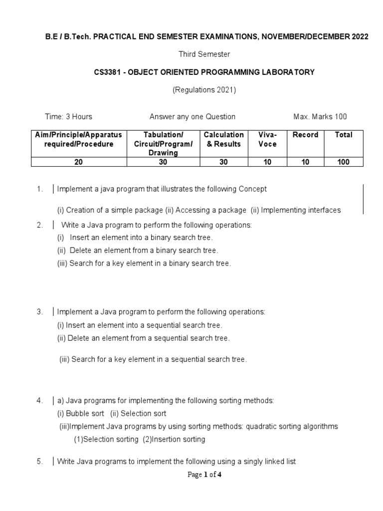 Cs3381 Set2 Pdf Method Computer Programming Class Computer Programming