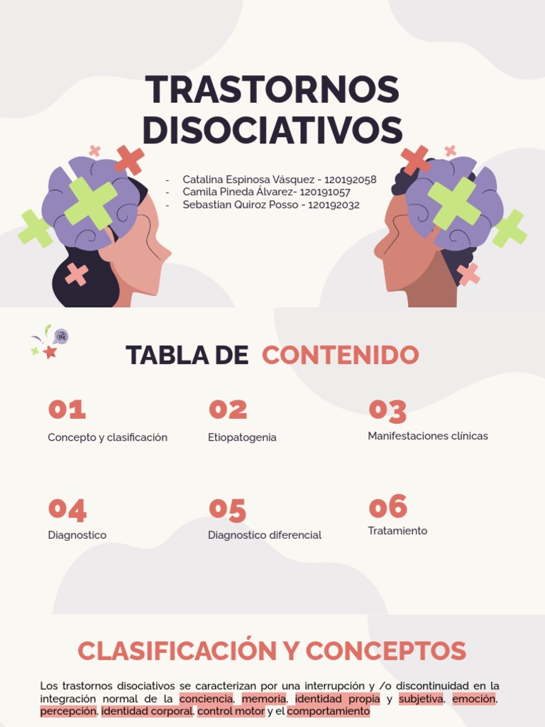 Trastornos Disociativos PDF | PDF | Trastorno mental | Psicosis