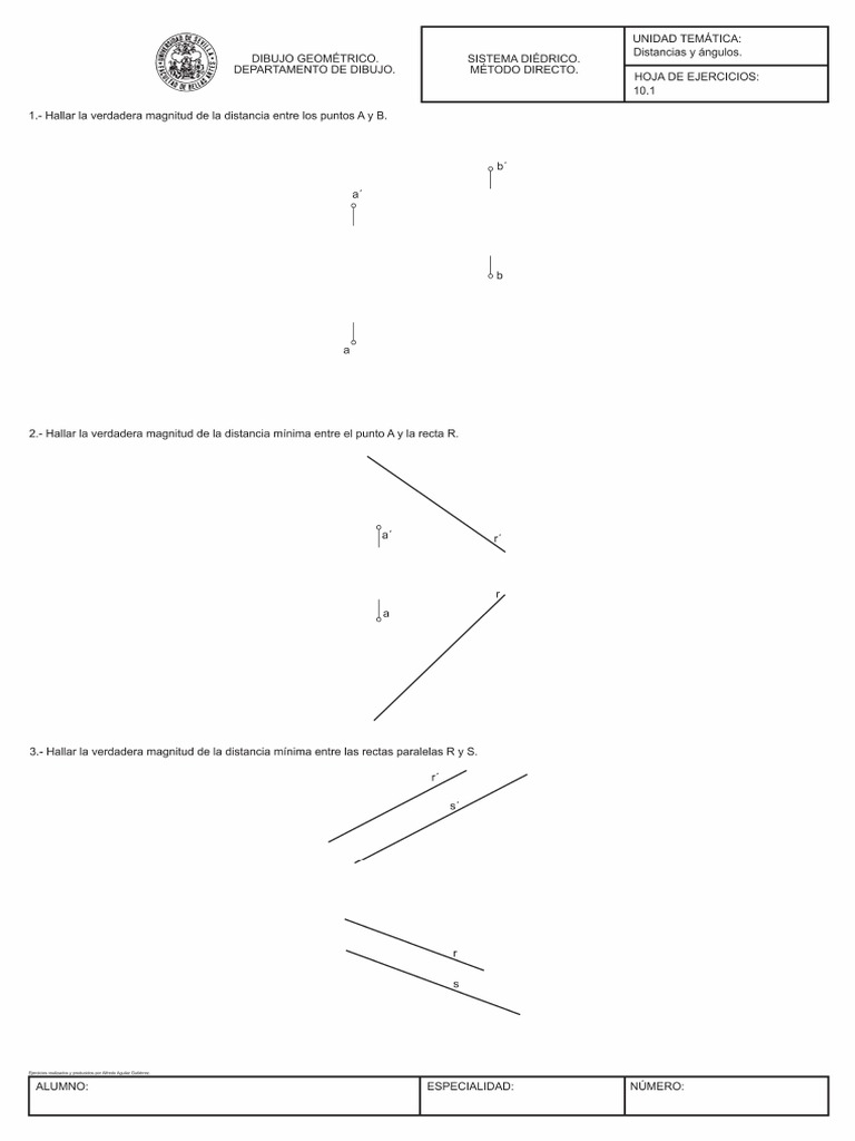 Ejercicios Verdadera Magnitud PDF | PDF