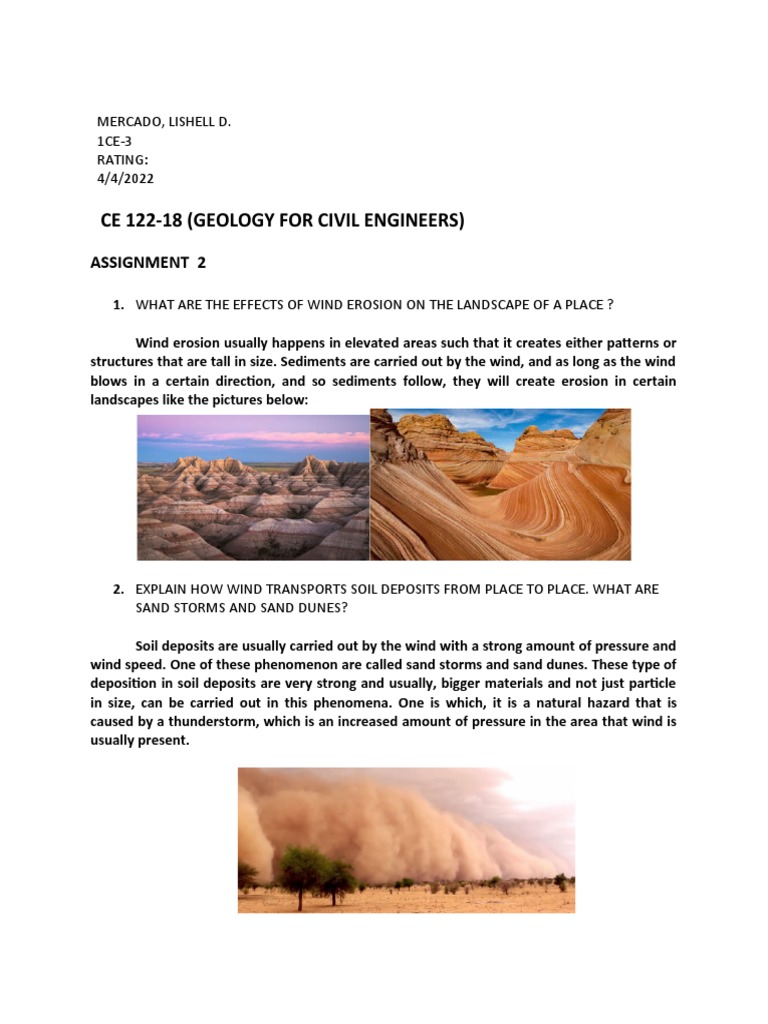 What Are The Effects of Wind Erosion On The Landscape of A Place ...