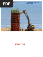 Design of Well Foundation | PDF | Bending | Friction