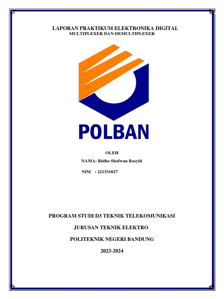 Ridho Shofwan Rasyid - Mux Demux PDF | PDF