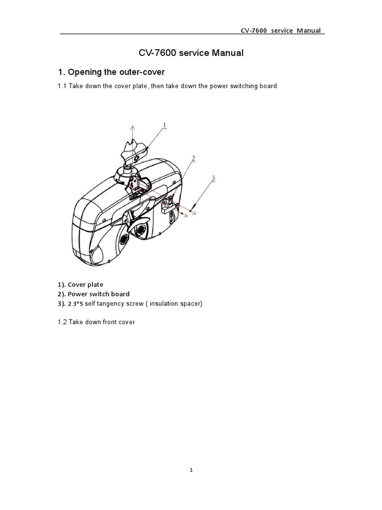 CV-7600 Service Manual - 2020 | PDF | Personal Computers | Bluetooth