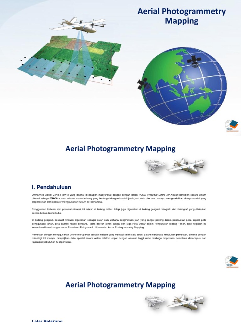 Pemetaan Fotogrametri Udara dengan Drone | PDF
