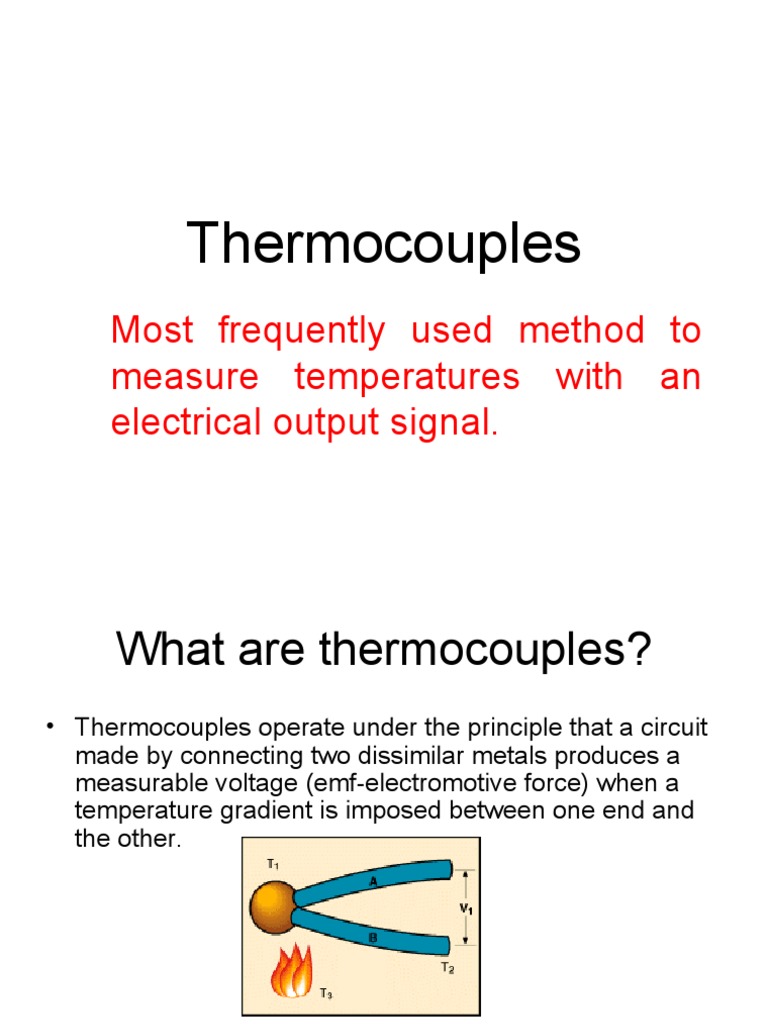 Thermocouples | PDF | Thermocouple | Electrical Engineering