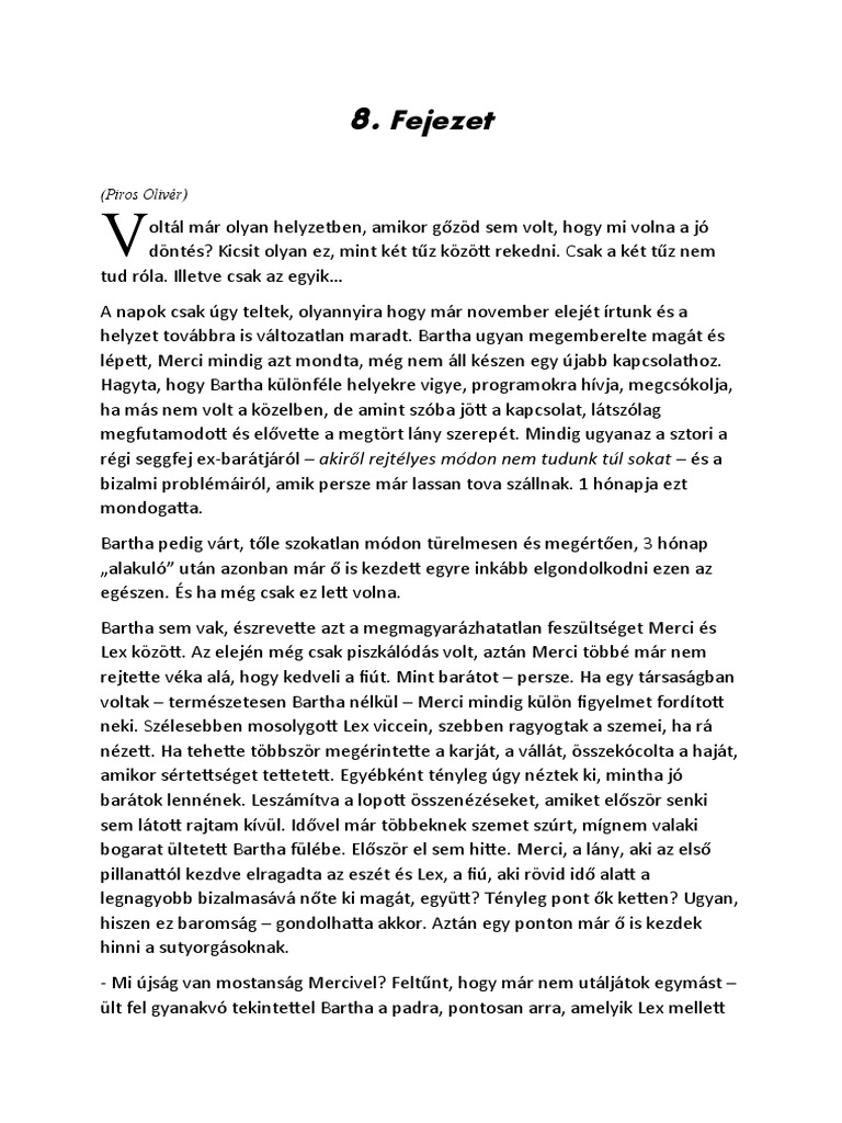 KarinÃ¡nak (8.fejezet - Rã©szlet) | PDF