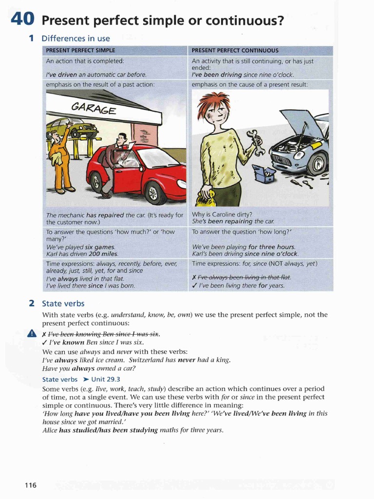 Present Perfect Simple Vs Continuous | PDF