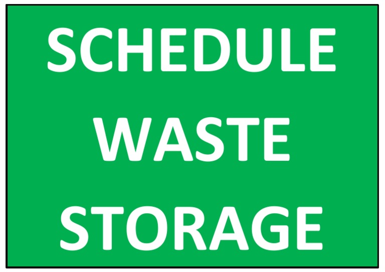 An Efficient Schedule for Temporary Waste Storage Prior to Disposal | PDF