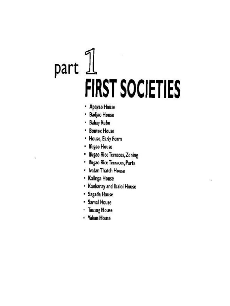 First Societies | PDF