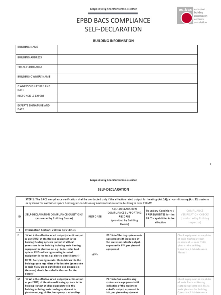 BACS Compliance for Building Owners | PDF | Building Automation ...