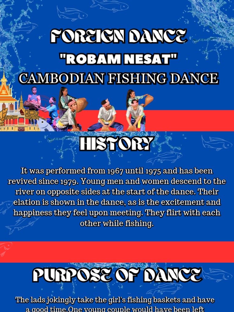 Robam Nesat: Cambodian Fishing Dance | PDF | Art