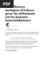Le Vocabulaire Des Échecs en Anglais - Ecole Apprendre-Les-Echecs | PDF