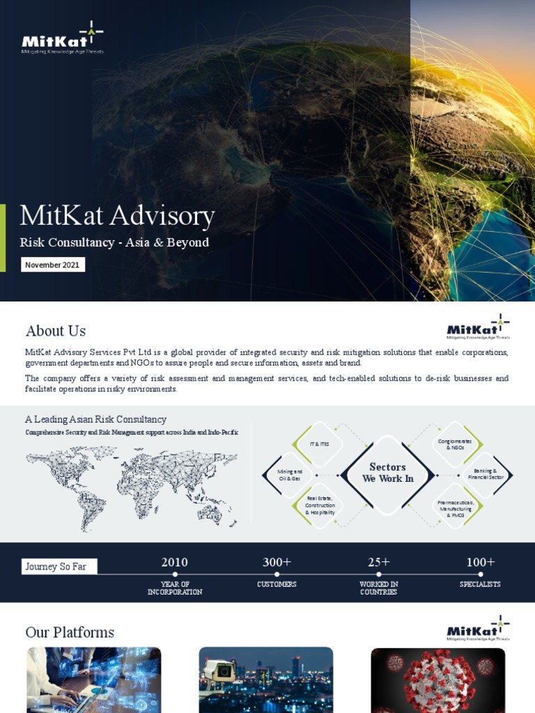 MitKat Corporate Presentation - Apr 22 | PDF