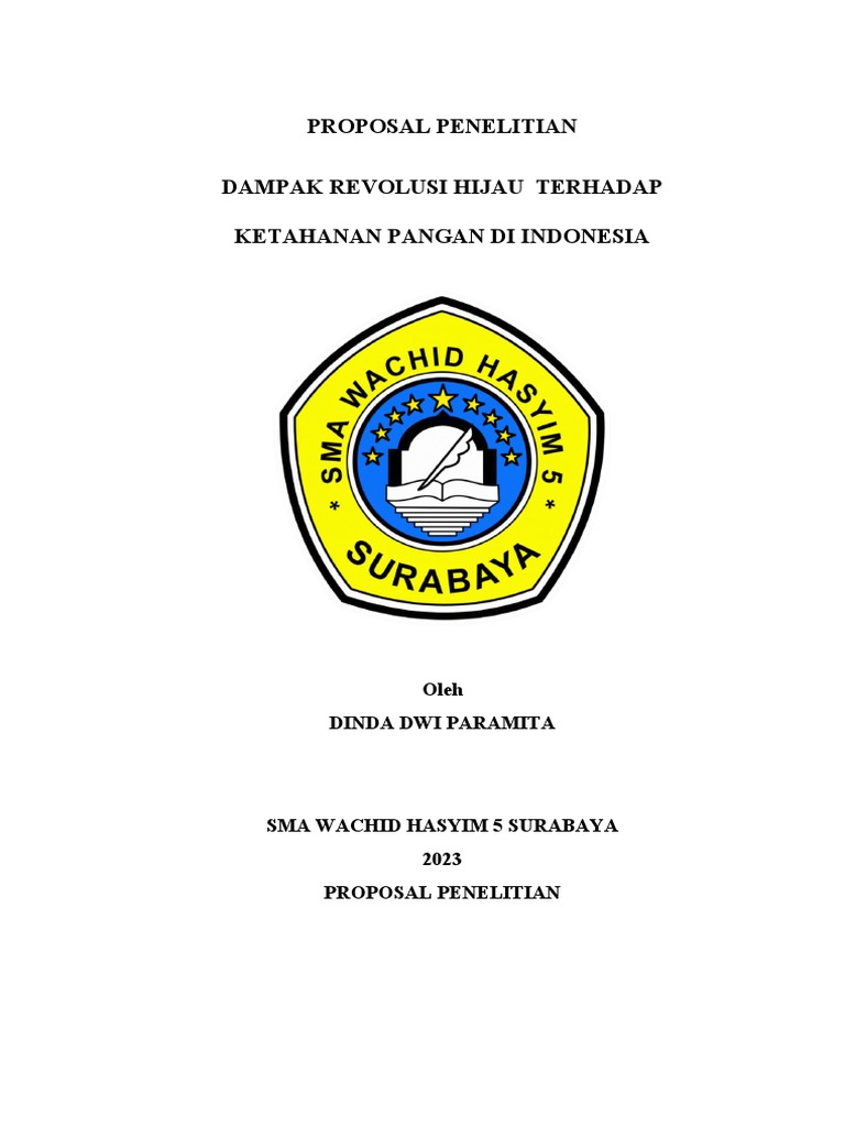 Contoh Proposal Penelitian | PDF
