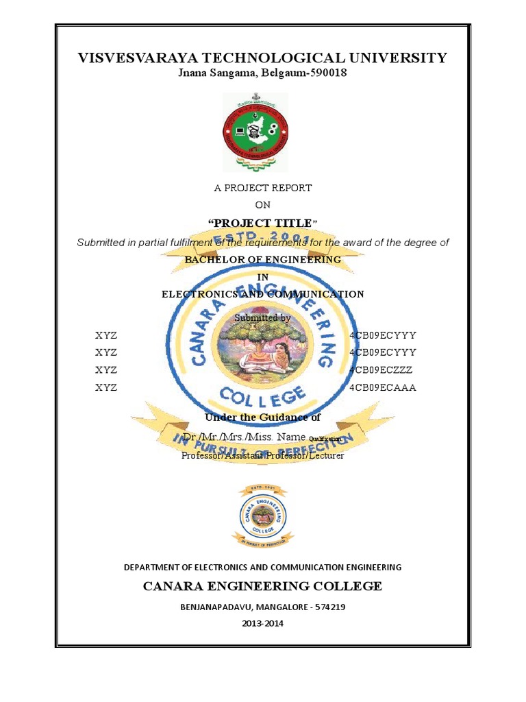 Project Report: Electronics Engineering | PDF | Academic Degree | Academia